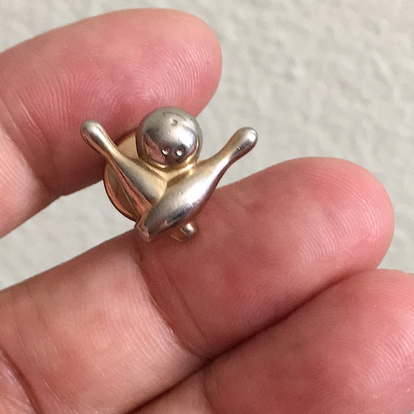 SWANK | Accessories | Swank Bowling Pins N Ball Pin | Poshmark